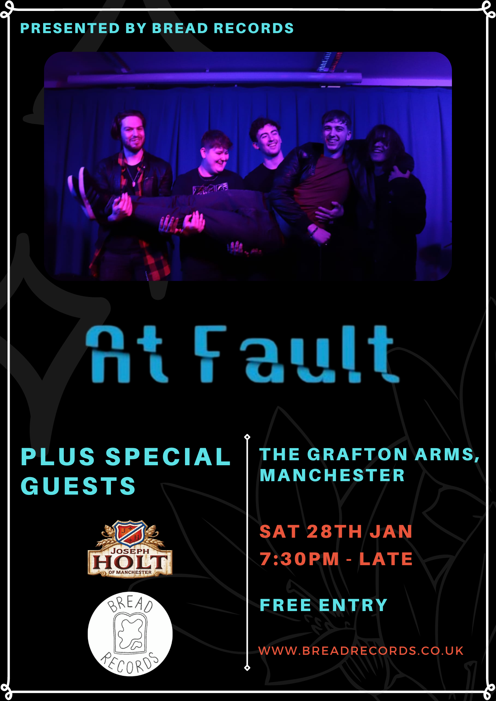 Bread Records Presents: At Fault + Supports 🤘 – Bread Records