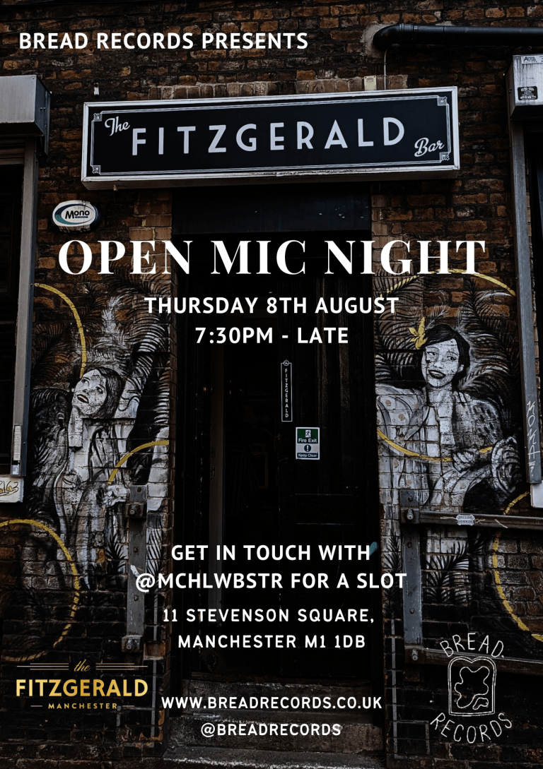 The Fitzgerald open mic tonight! 🌙 – Bread Records